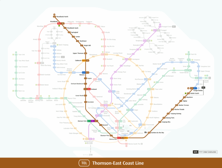 Informasi Peta MRT Singapura dan Cara Naik MRT Terbaru 2025 - Lensa Jalan