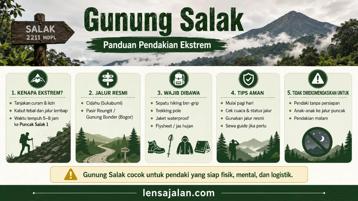 Jangan Mendaki Gunung Salak Sebelum Baca Panduan Ini! - Lensa Jalan
